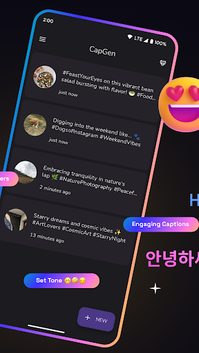 MEmu کے ساتھ پی سی پر AI Captions for Photos: CapGen ڈاؤن لوڈ کریں