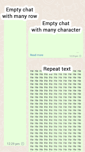 Скачать Blank empty text chat message на ПК с MEmu