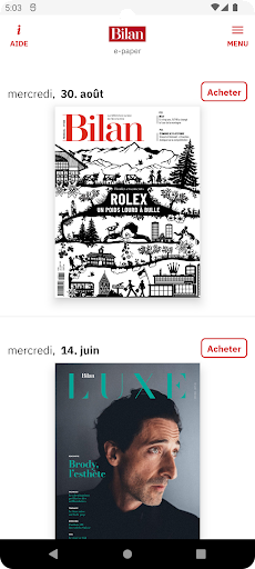 Scaricare Bilan, le magazine su PC per MEmu