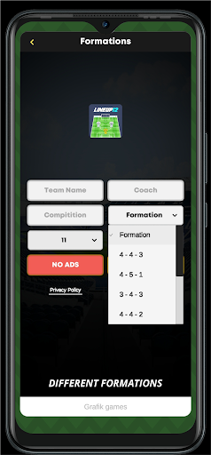 ดาวโหลด LINEUP12 Football Lineup Maker บน PC ด้วย Memu