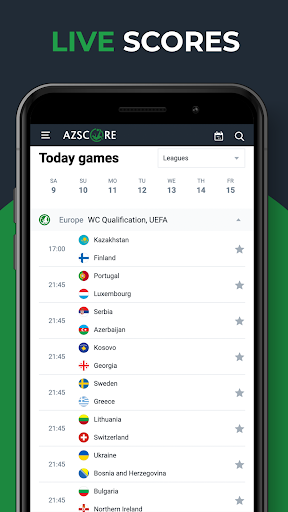 ดาวโหลด AZScore: Sport live scores บน PC ด้วย Memu