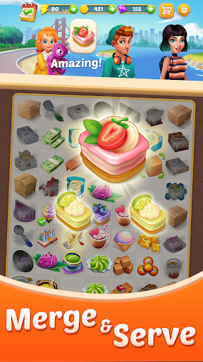 ดาวโหลด Merge Cafe - Restaurant decor บน PC ด้วย Memu