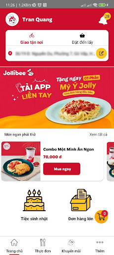 Tải Jollibee Vietnam trên PC với Memu
