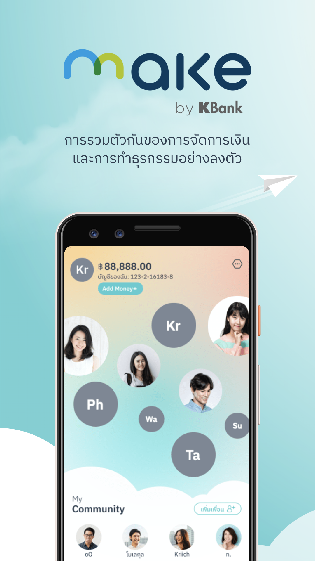 ดาวโหลด MAKE by KBank: Budgeting App บน PC ด้วย Memu