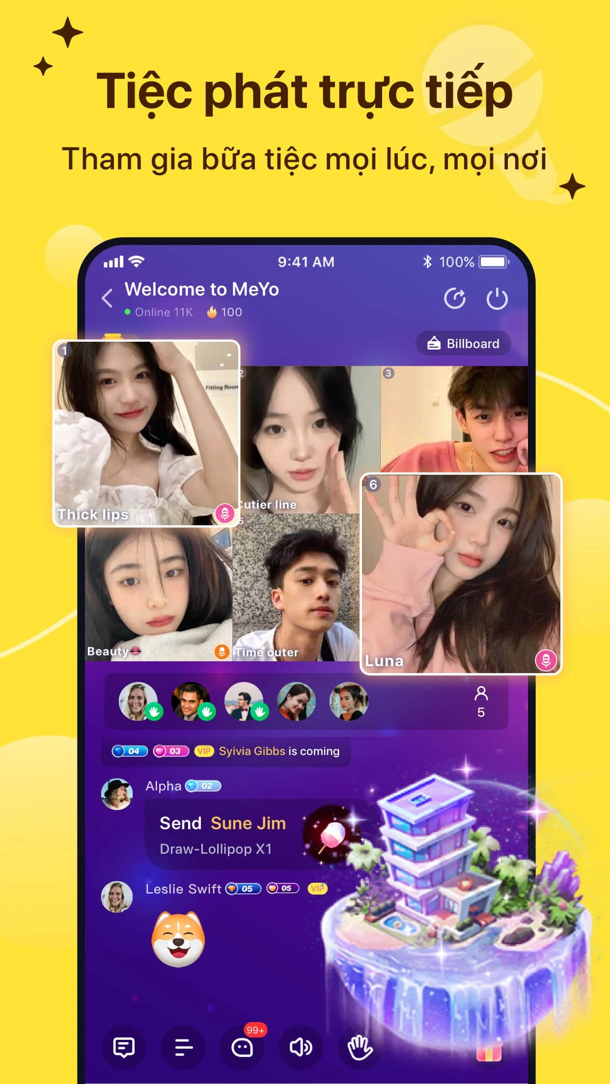 Tải MeYo - Ludo & Kết bạn & clubhouse trên PC với Memu