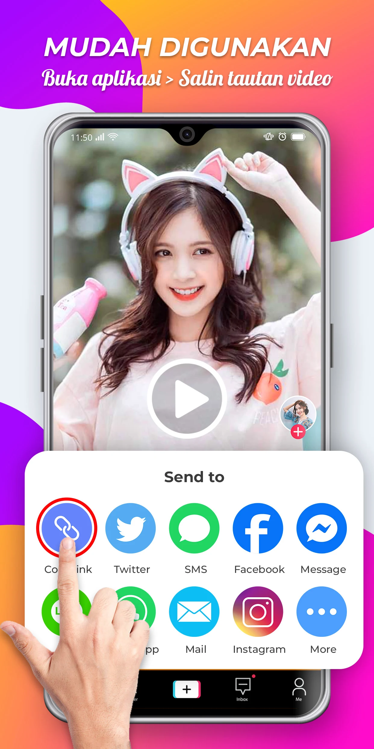 Unduh SnapTik - Pengunduh video TT di PC dengan MEmu