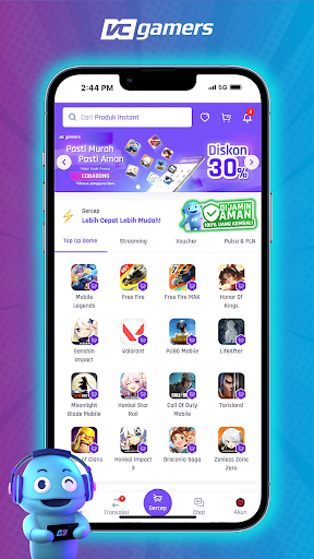 Unduh VCGamers - Topup Game Termurah di PC dengan MEmu
