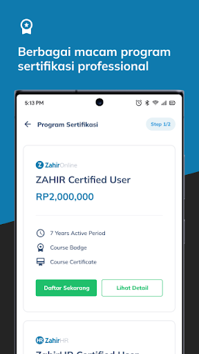Unduh Zahir Certification di PC dengan MEmu
