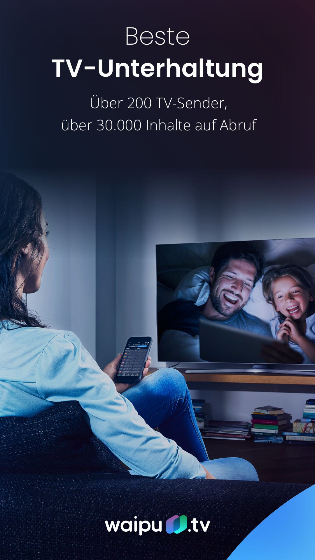 waipu.tv – Live TV-Streaming auf PC herunterladen mit MEmu